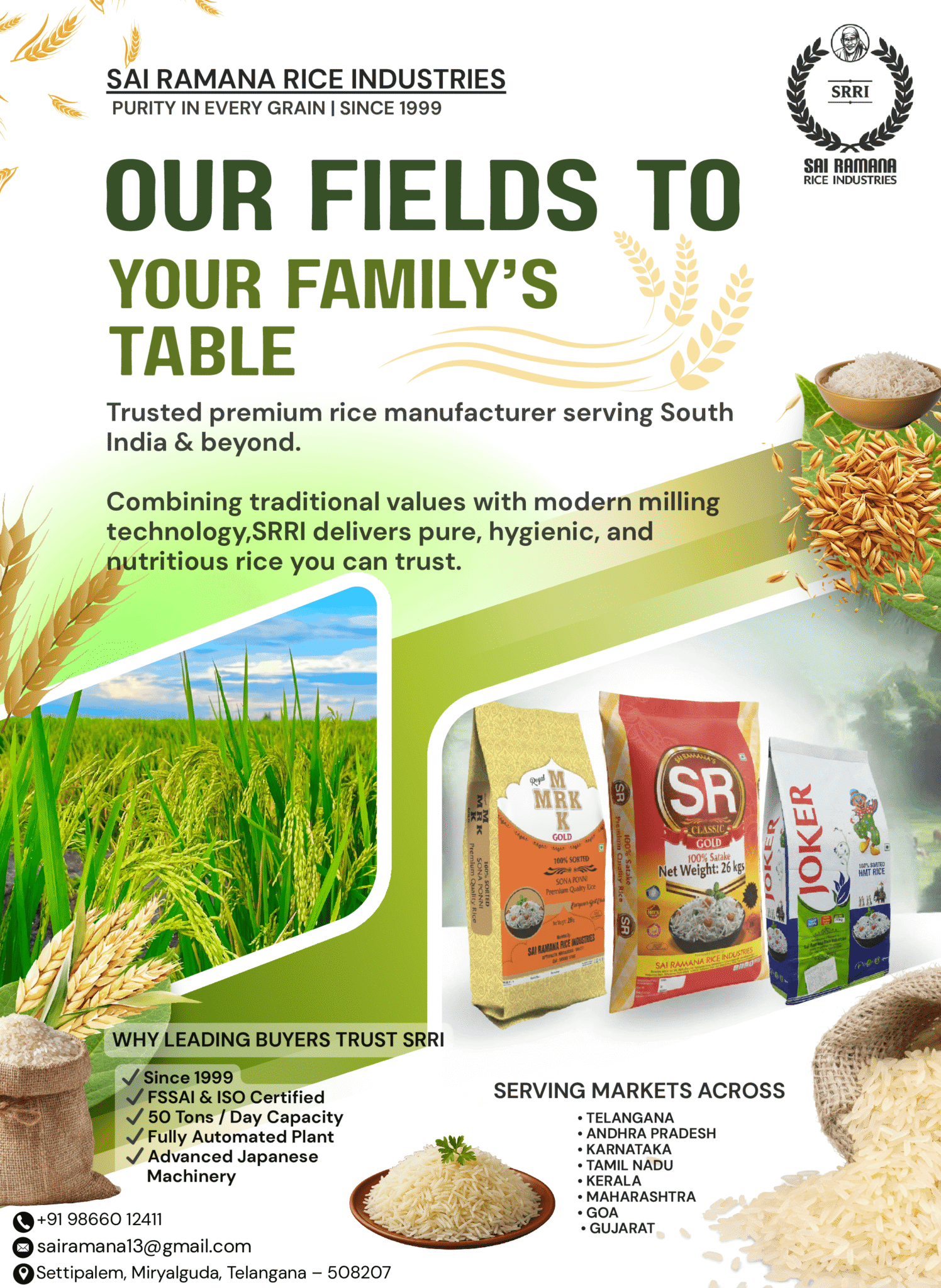 Rice Mills List » Commodities India